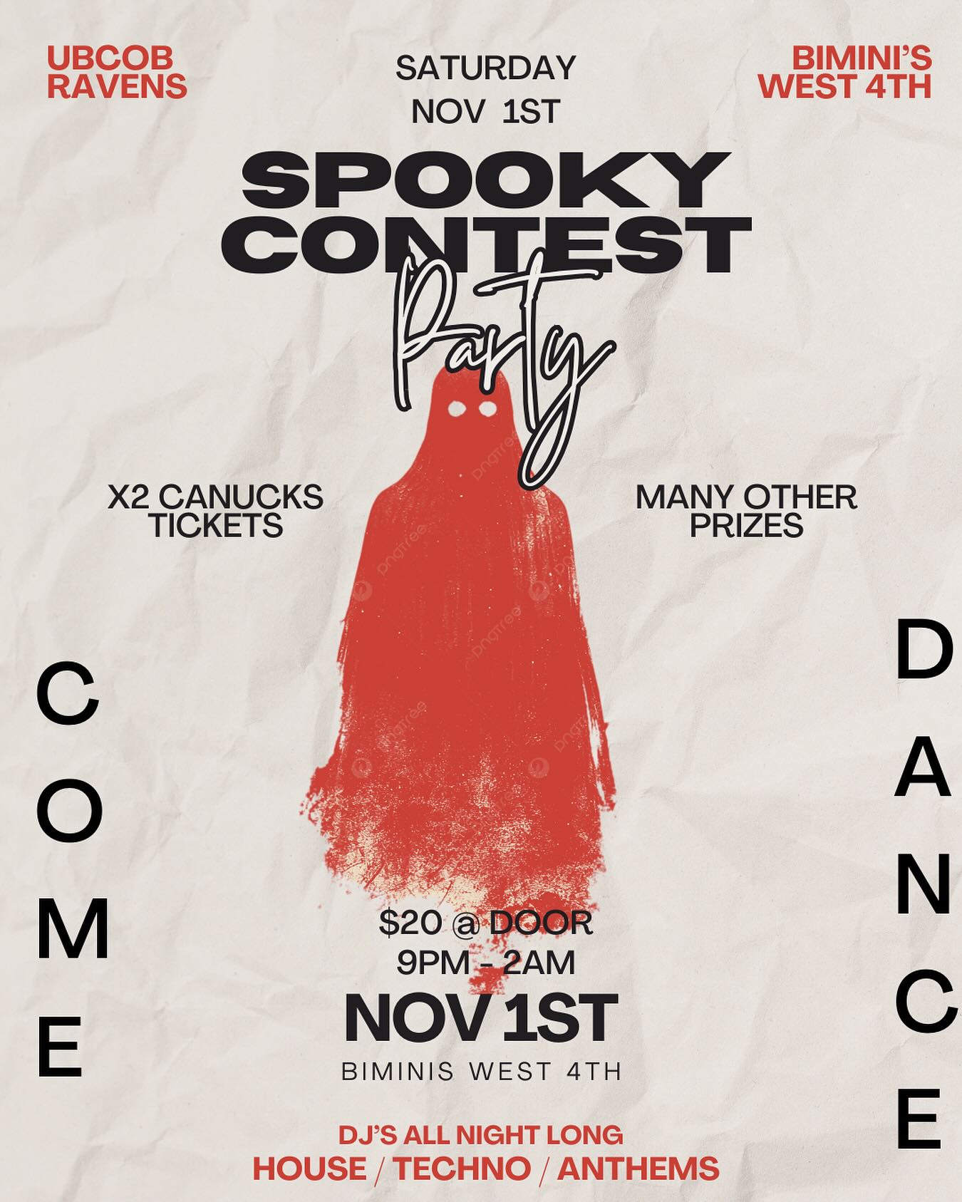 Spooky Content Party – Bimini's Since 1975 – Vancouver